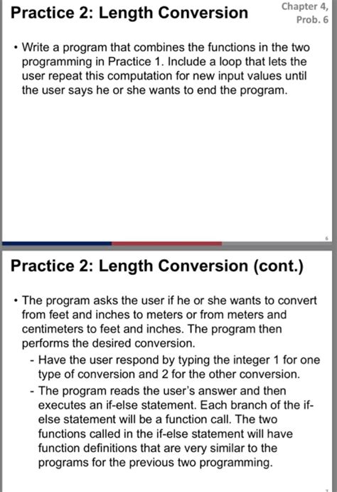 Solved Practice Length Conversion Chapter Prob Chegg
