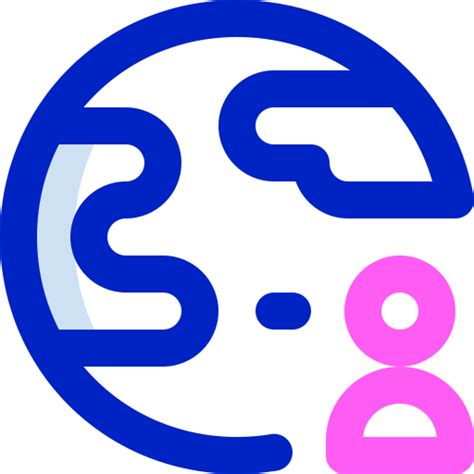 World Super Basic Orbit Color Icon