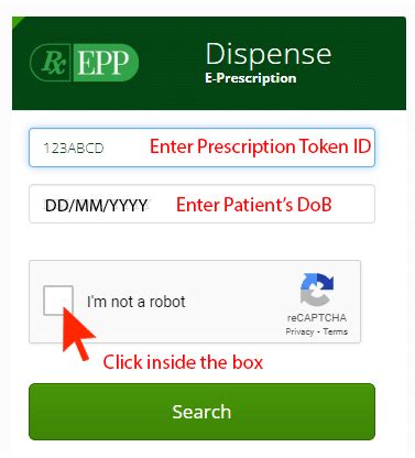 Dispense A Prescription Electronic Private Prescription