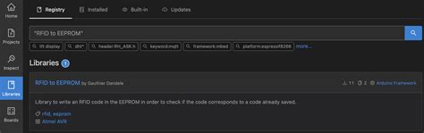 GitHub GogoVega RFIDtoEEPROM Library To Write An RFID Code In The EEPROM In Order To Check If