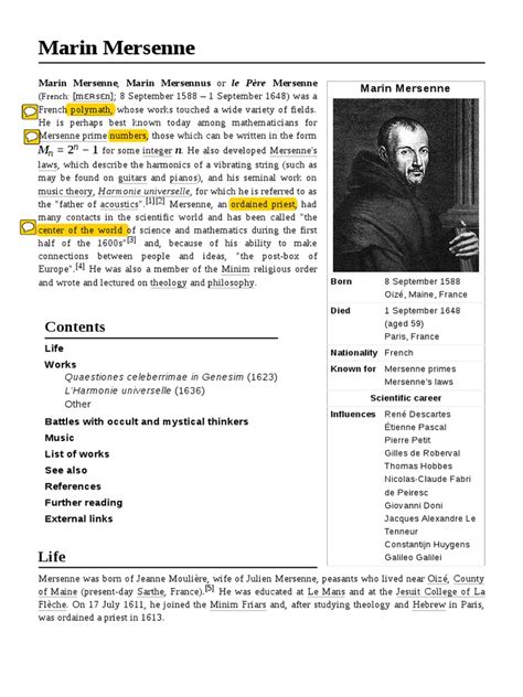 marin mersenne pdf