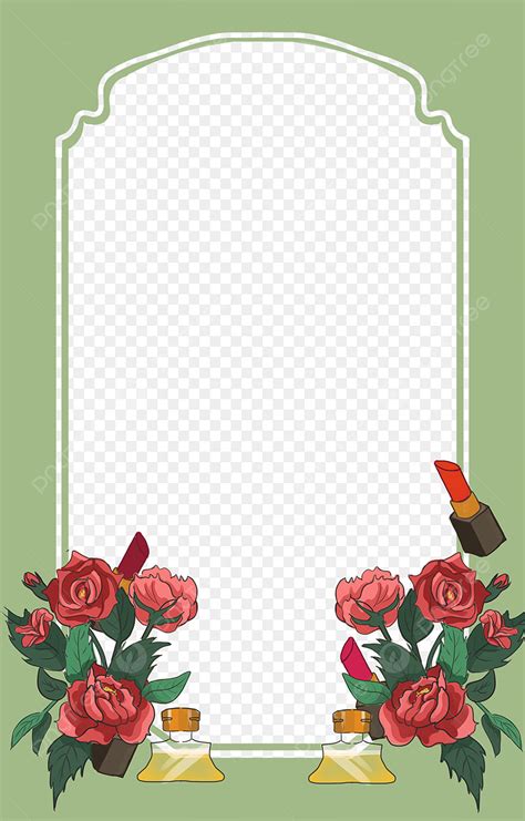 연한 녹색 배경 일러스트 프레임 꽃 립스틱 상자 그림 전통 문양 연한 녹색 배경 프레임 립스틱 꽃 Png 일러스트 및 Psd 이미지 무료 다운로드 Pngtree