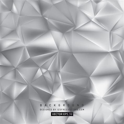Abstract Gray Geometric Polygon Background