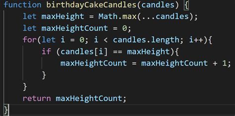 birthday cake candles solution in javascript travis lee medium
