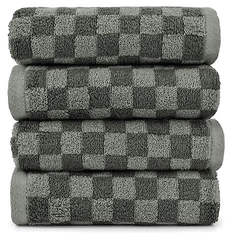 Checkerboard Towel Sets For Color And Interest 🏁🟦🟥🟪