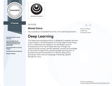 github ahmethamzaemra deep learning specialization coursera