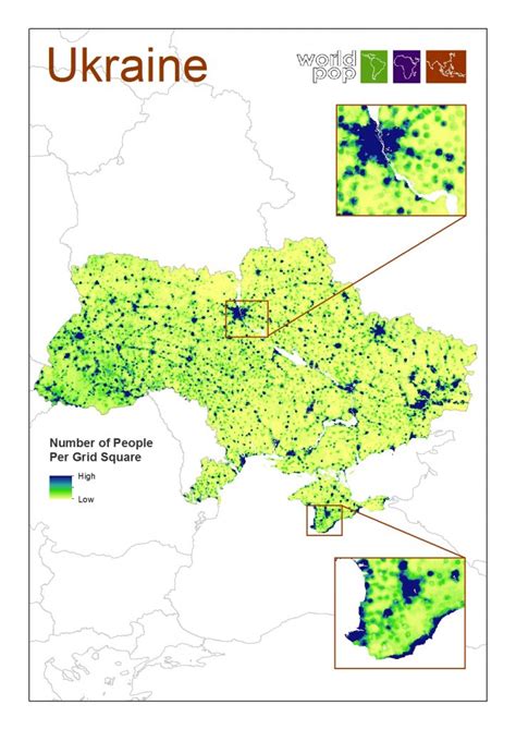 Ukraine Population Density