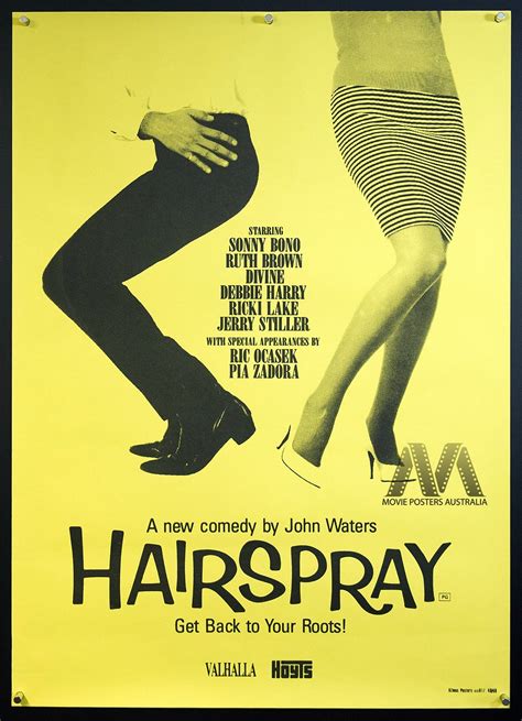 Hairspray 1988 Australian One Sheet John Waters Movie Posters