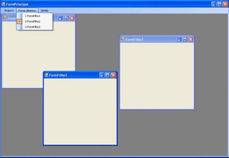 Como Utilizar Interface Mdi Em Aplicações Net Windows Forms Devmedia