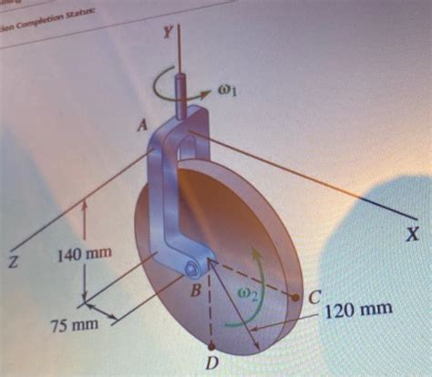 Solved QUESTION The Circular Disk Shown Rotates About The Chegg