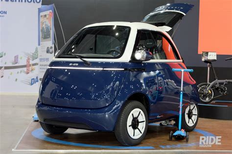지금까지 이런 전기자동차는 없었다 초소형 전기자동차 마이크로리노 국내 첫 공개 라이드매거진