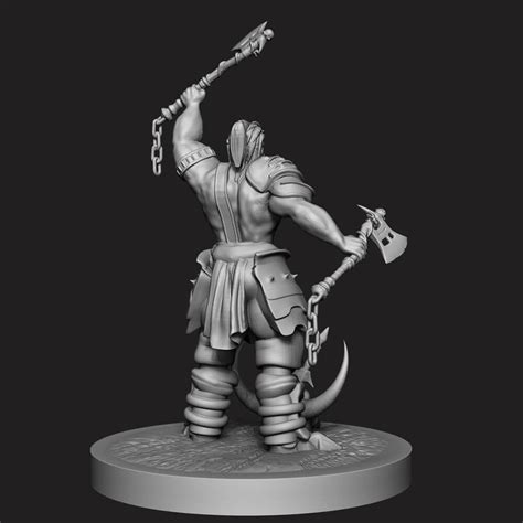 Barbarian Gambody 3d Model By Goldenriveth02