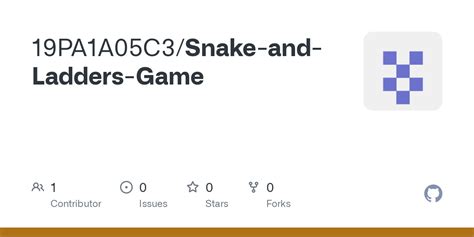 GitHub PA A C Snake And Ladders Game
