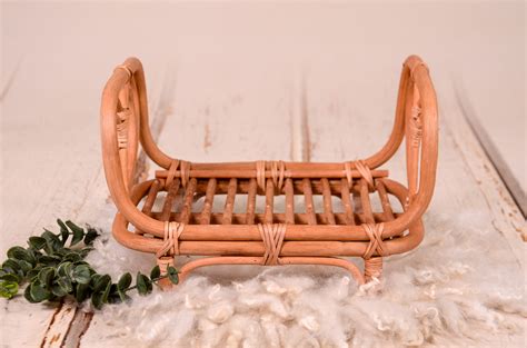 Rattan Love Nest Bed Newborn Studio Props
