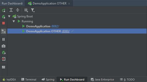 Java See The Ports Of All Spring Boot Projects At Intellij Stack Overflow