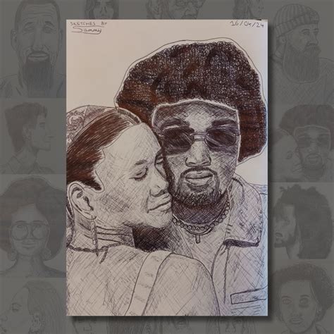Sketches By Sammy On Linkedin Couple Nice Shades Hand Drawn Biro Sketch 📸photography By Satumbo 9