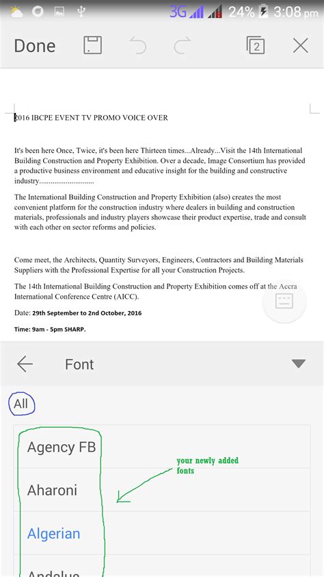 How To Add More Fonts To WPS Office On Your Android Device