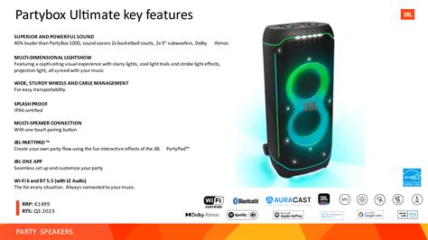 JBL PartyBox Ultimate Media Audio