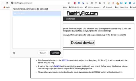 Flashmypico Raspberry Pi Pico Pico 2 Code Editing And Firmware Flashing From A Web Browser