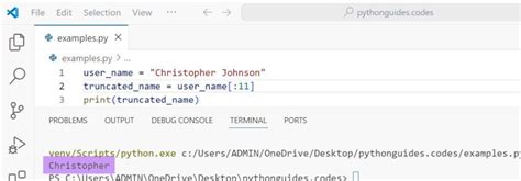 How To Truncate A String To A Specific Length In Python