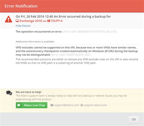 Vhd Excludes Cannot Be Supported On This Vm Because Two Or More Vhds