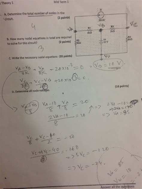 solved a determine the total number of nodes in the