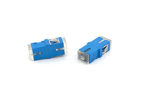 SC Adapter Transparent Cap For Simplex Duplex Fiber Coupler