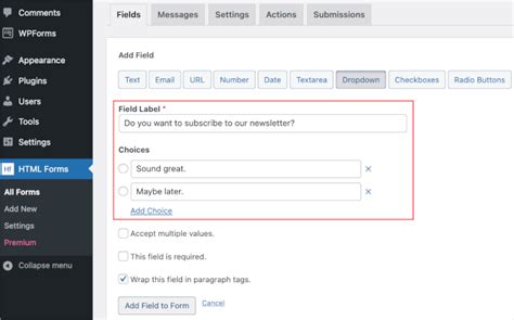 How To Add Html Forms In Wordpress 2 Methods