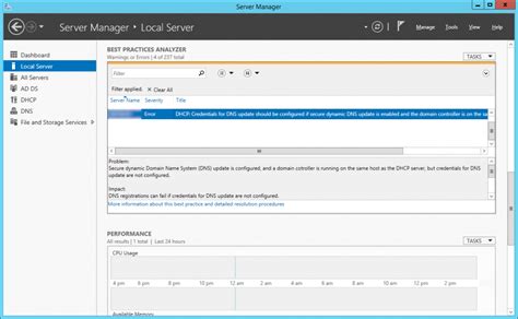 Error Dhcp Credentials For Dns Update Should Be Configured If Secure