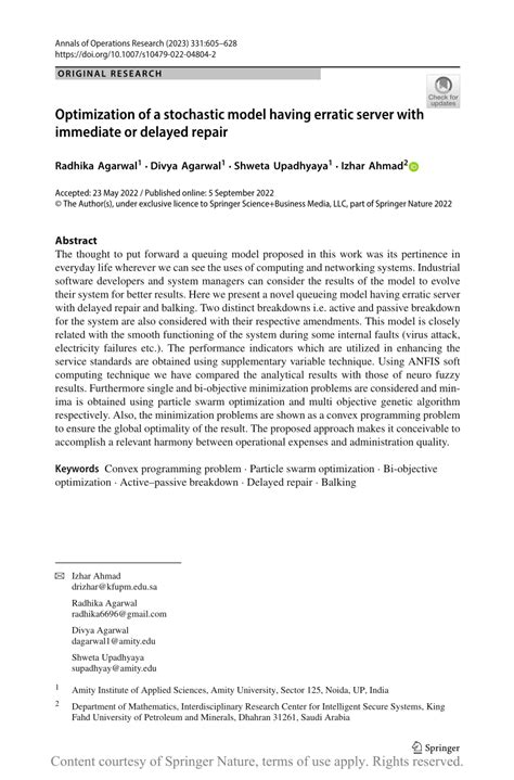 Optimization Of A Stochastic Model Having Erratic Server With Immediate