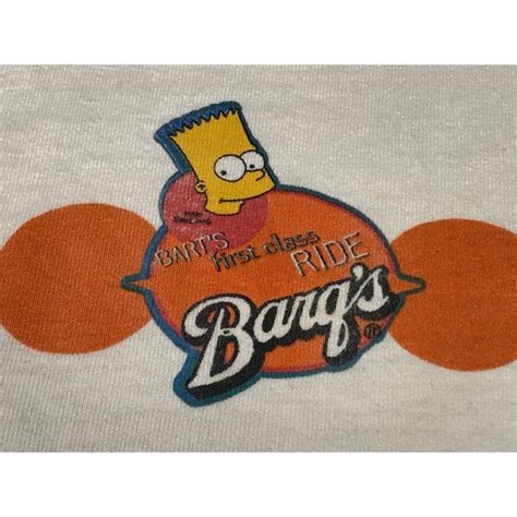 Shirts Vintage 1995 Barqs Root Beer Bart Simpsons First Class Ride
