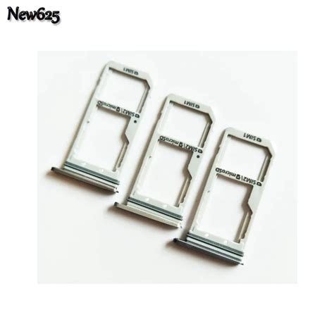 Original New Sim Tray Holder For Samsung Galaxy S Single Dual Sim Card Reader Tray Holder