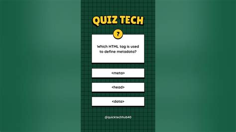 Boost Your Web Dev Skills 🚀 Html Quiz Webdevbeginner Htmltutorial