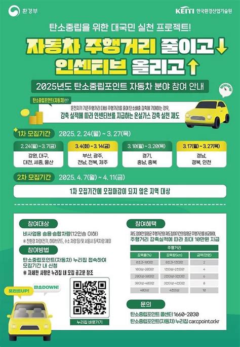 세종시 자동차 주행거리 줄이고 최대 10만원 받아요