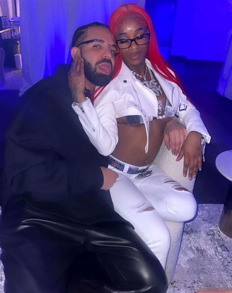 Drake Cozies Up To Rapper Sexyy Red In Backstage Photo