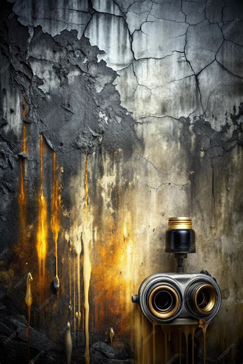 오래된 벽 텍스처 부러진 엔진 오일 시멘트 어두운 검은 회색 배경 추상적인 회색 색 디자인 오래된 벽 테크스처 부여 된 엔진 오일을 시멘트 암흑 검은 회빛 배경 프리미엄