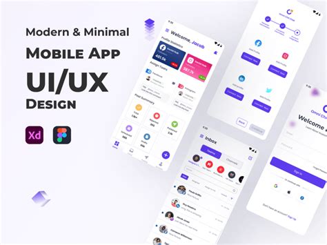 A Minimal Mobile App Ui Ux Design Using Figma Upwork