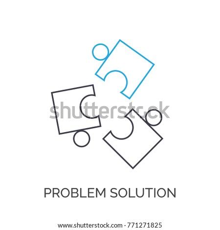 Problem Solution Icon Stock Vector Shutterstock
