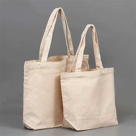Blank Pattern Canvas Shopping Bags Eco Reusable Foldable Shoulder Bag Handbag Tote Cotton Tote