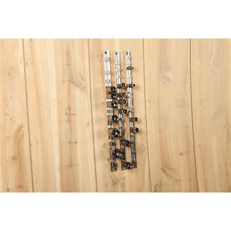 Socket Rails 3 Piece 14 38 And 12 Steel Socket Rail Set