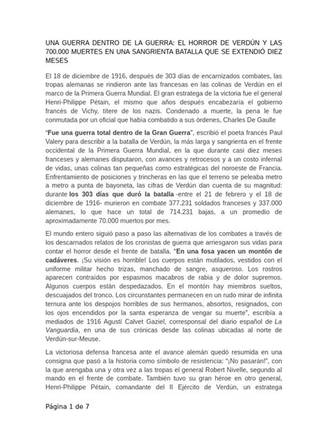 VerdÚn Pdf Batalla De Verdun Militar