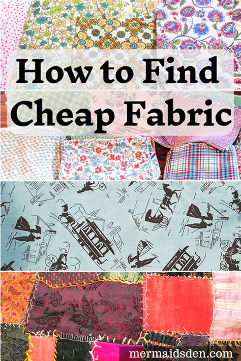 How To Find Cheap Fabric For Sewing Projects — The Mermaids Den