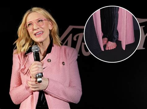 Cate Blanchett Appears Barefoot In Cannes Showing Solidarity With The