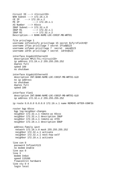 Emergency Router Configuration Pdf