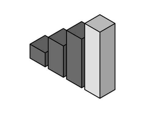 premium vector graph isometric design icon vector web illustration 3d