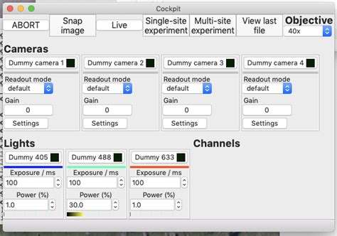 Lights Panel With Colour Does Not Work On Mac · Issue 723 · Microscope