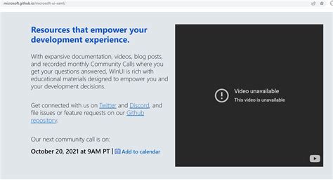 👨‍💻☎ winui community call march 16 2022 · issue 6815 · microsoft