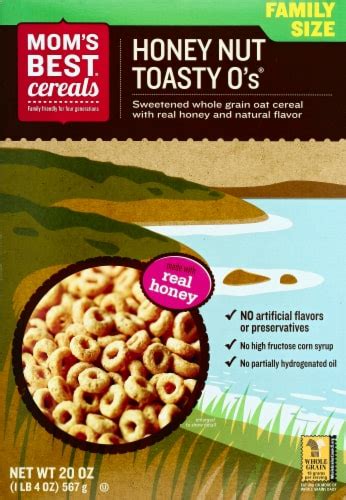 Moms Best Cereal Toasty O Honey Nut 10 Pk 20 Oz Frys Food Stores