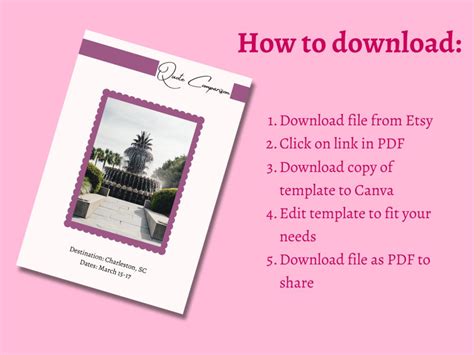 Quote Comparison Template Canva Template Fully Editable Travel Agent Quote Comparison Etsy