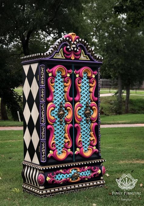 Harlequin Patterned Furniture And Art Pieces Artofit